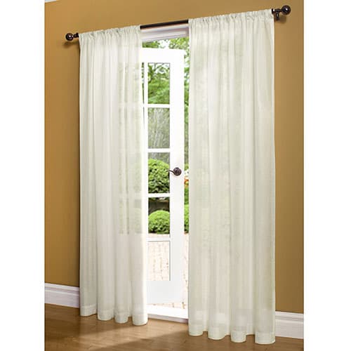 Click here for Weathershield Sheer Curtain Panel - White prices