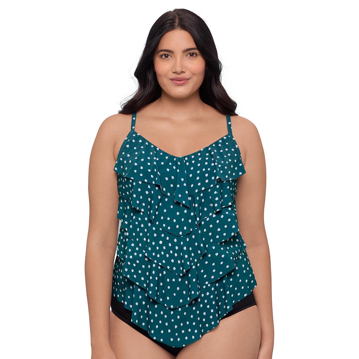 Click here for Womens TrimShaper Sea Stones Tankini Swim Top prices