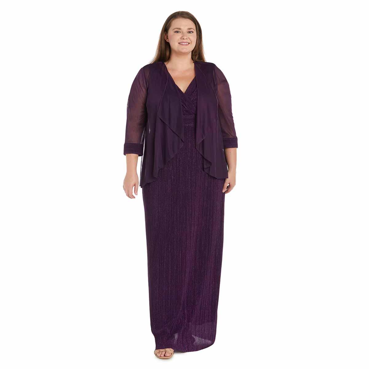 Click here for Plus Size R&M Richards 3/4 Sleeve Empire Waist Jac... prices