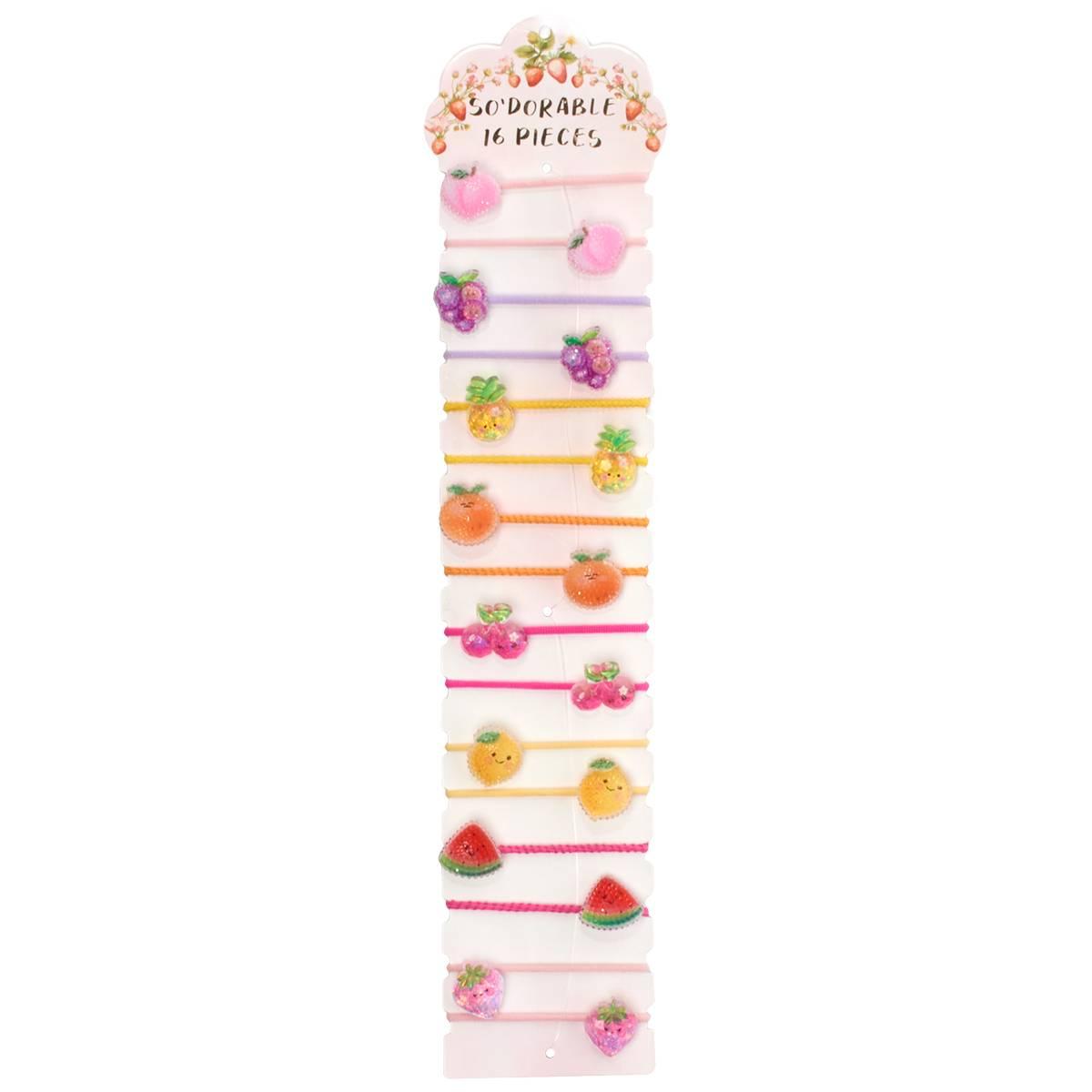 Click here for Baby Girl sodorable(R) 16pc. Fruit Gem Elastics prices