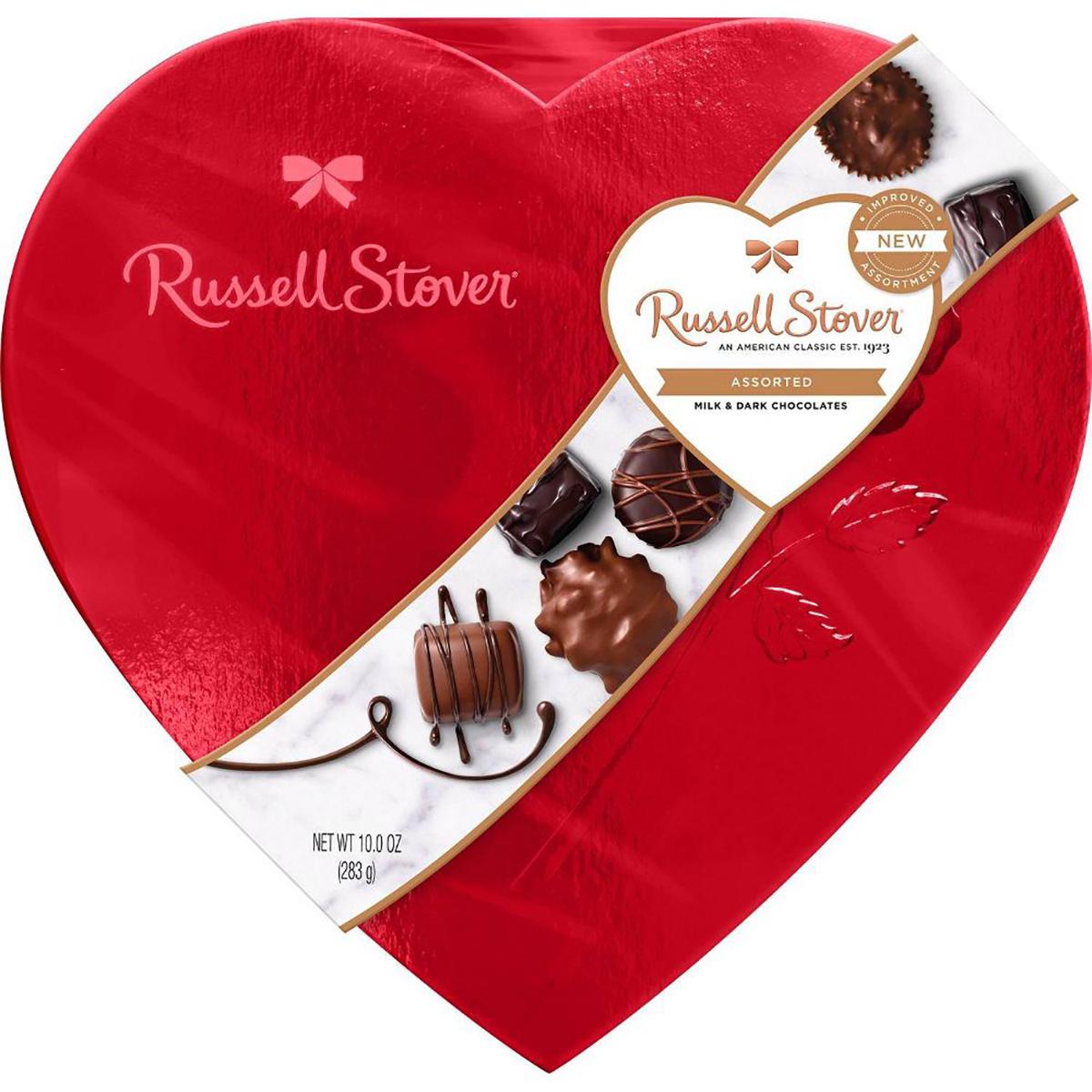 Click here for Russell Stover Assorted 10oz. Chocolate Heart prices