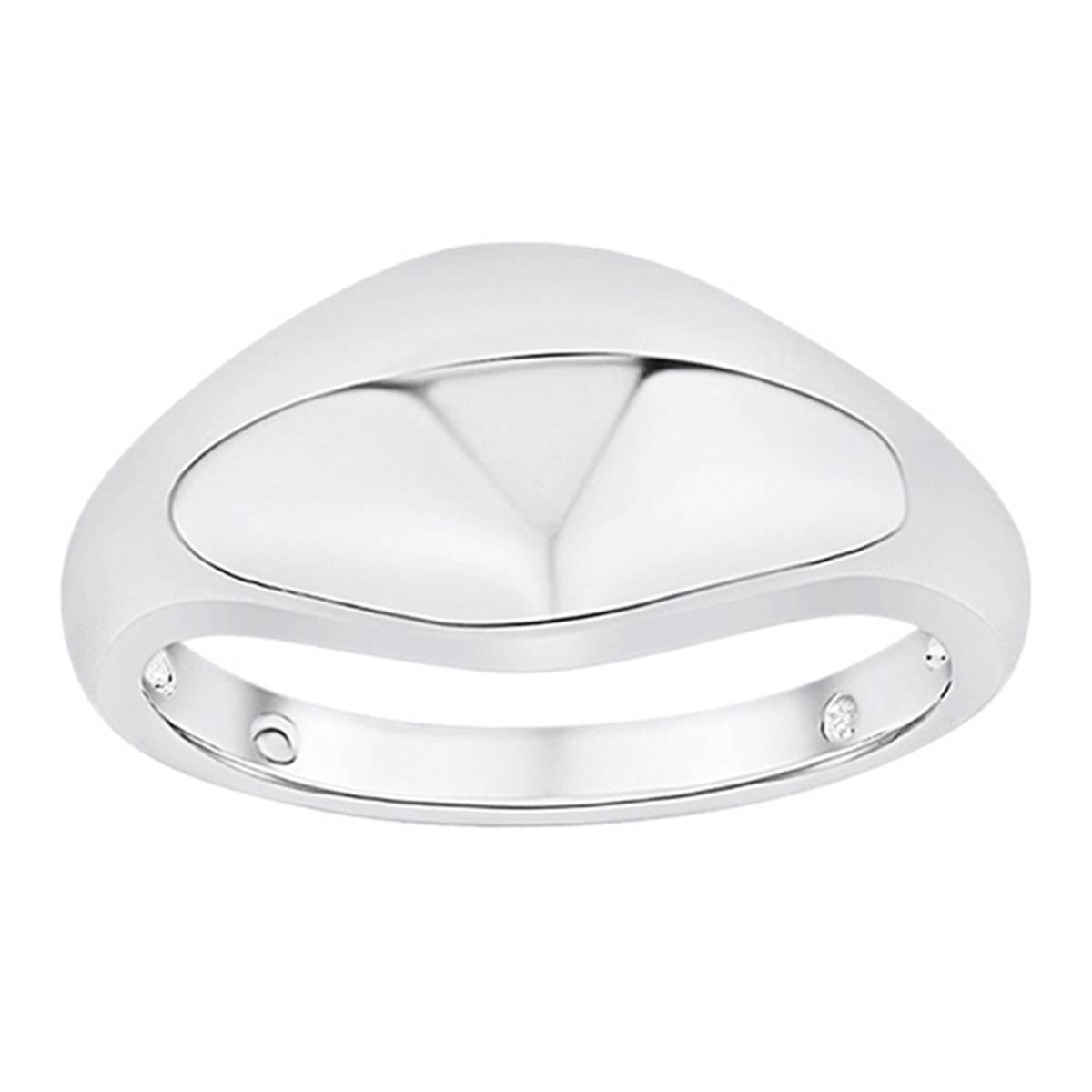Click here for Marsala Silver Plated Tapered Dome Ring prices