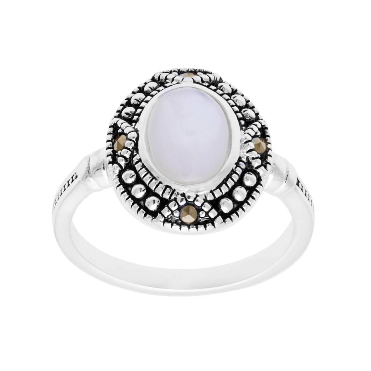 Click here for Marsala Fine Silver Plated Marcasite & Mother of P... prices
