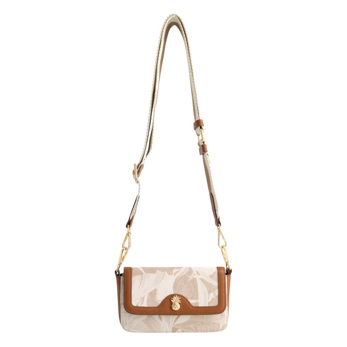 Click here for Tommy Bahama Leather Trim Floral Double Crossbody prices