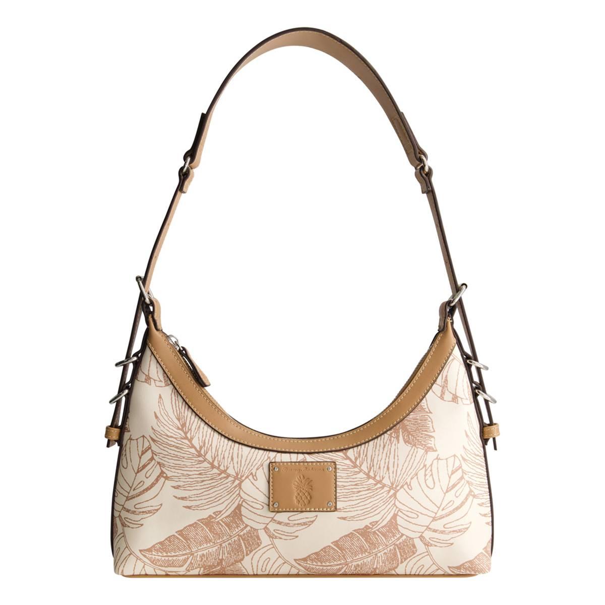 Click here for Tommy Bahama Graphic Leaf Print City Hobo prices