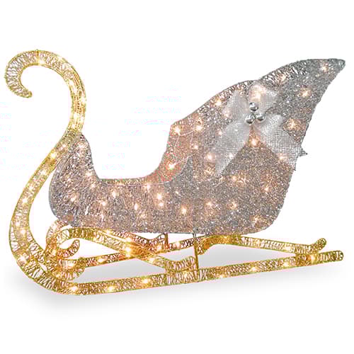 Click here for National Tree 48in. Santas Sleigh with Clear Light... prices