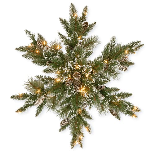Click here for National Tree 32in. Glittery Bristle(R) Pine LED S... prices