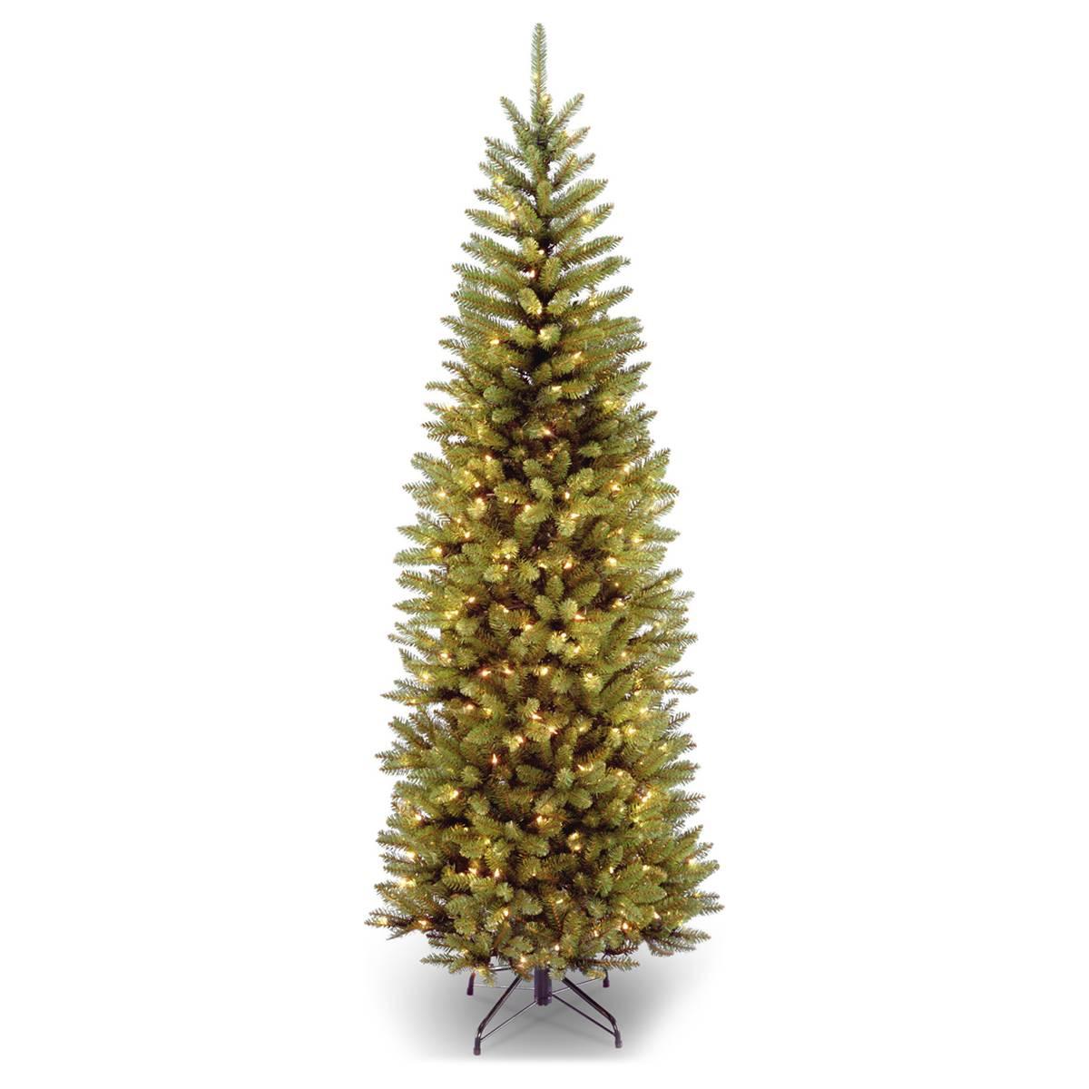 Click here for National Tree 6ft. Kingswood Fir Pencil Hinged Chr... prices
