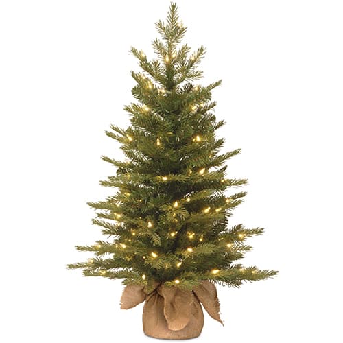 National Tree 3ft. Nordic Spruce(R) Tree with Clear Lights