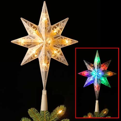 Click here for National Tree 11in. Battery Operated Star Tree Top... prices