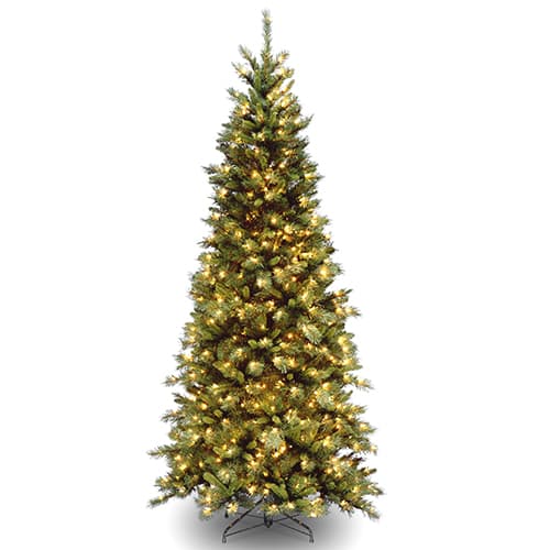 Click here for National Tree 7.5ft. Tiffany Slim Fir Tree - Clear prices