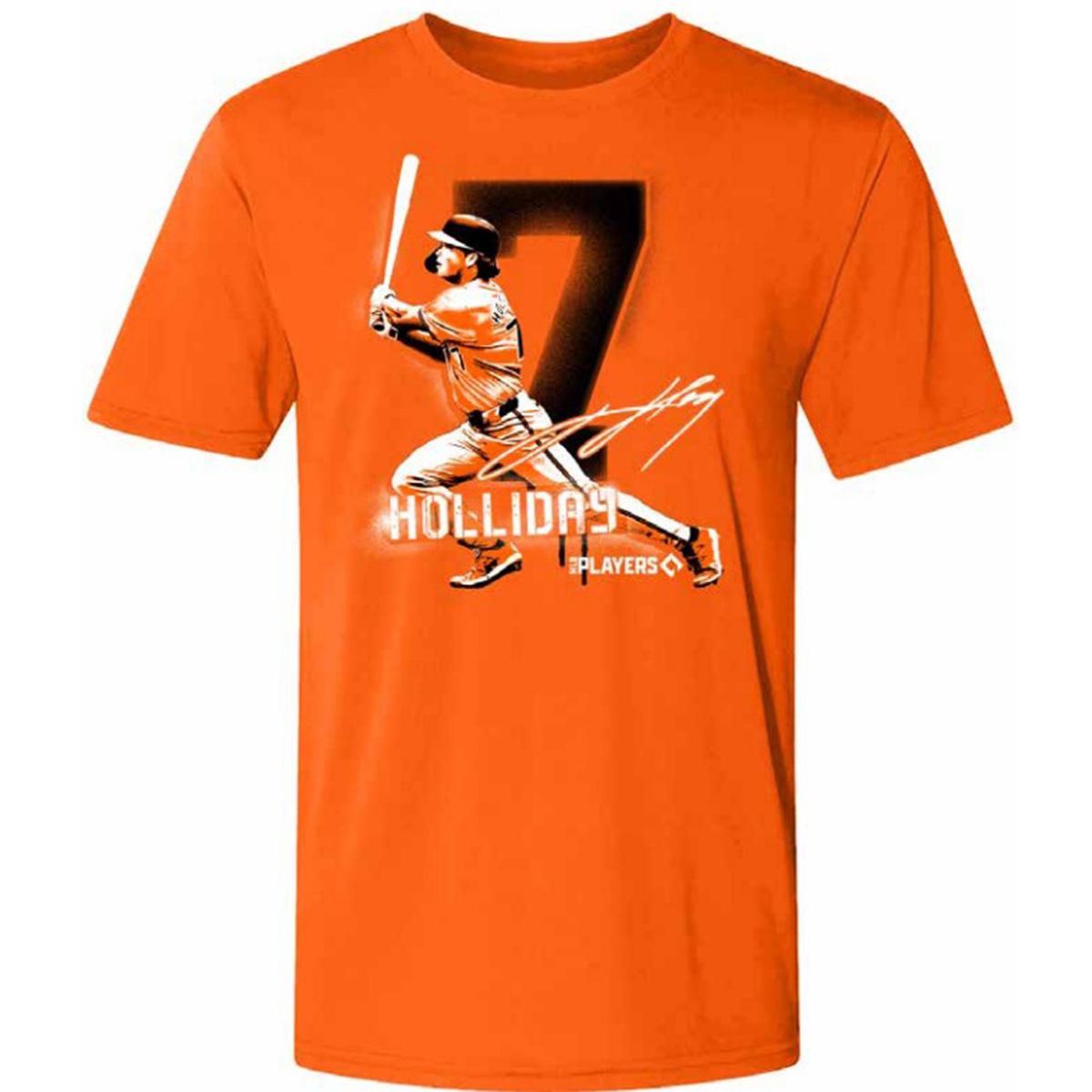Click here for Mens Baltimore Baseball Jackson Holliday 7 Tee prices