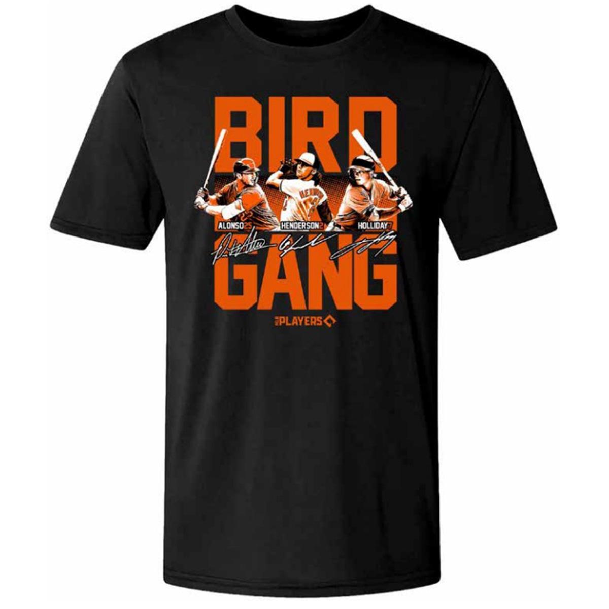 Click here for Mens Baltimore Baseball Bird Gang Short Sleeve Tee prices