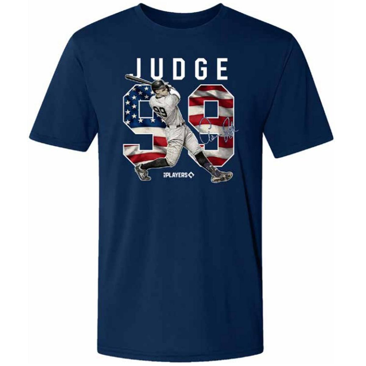 Click here for Mens New York Baseball Aaron Judge Flag Number Sho... prices