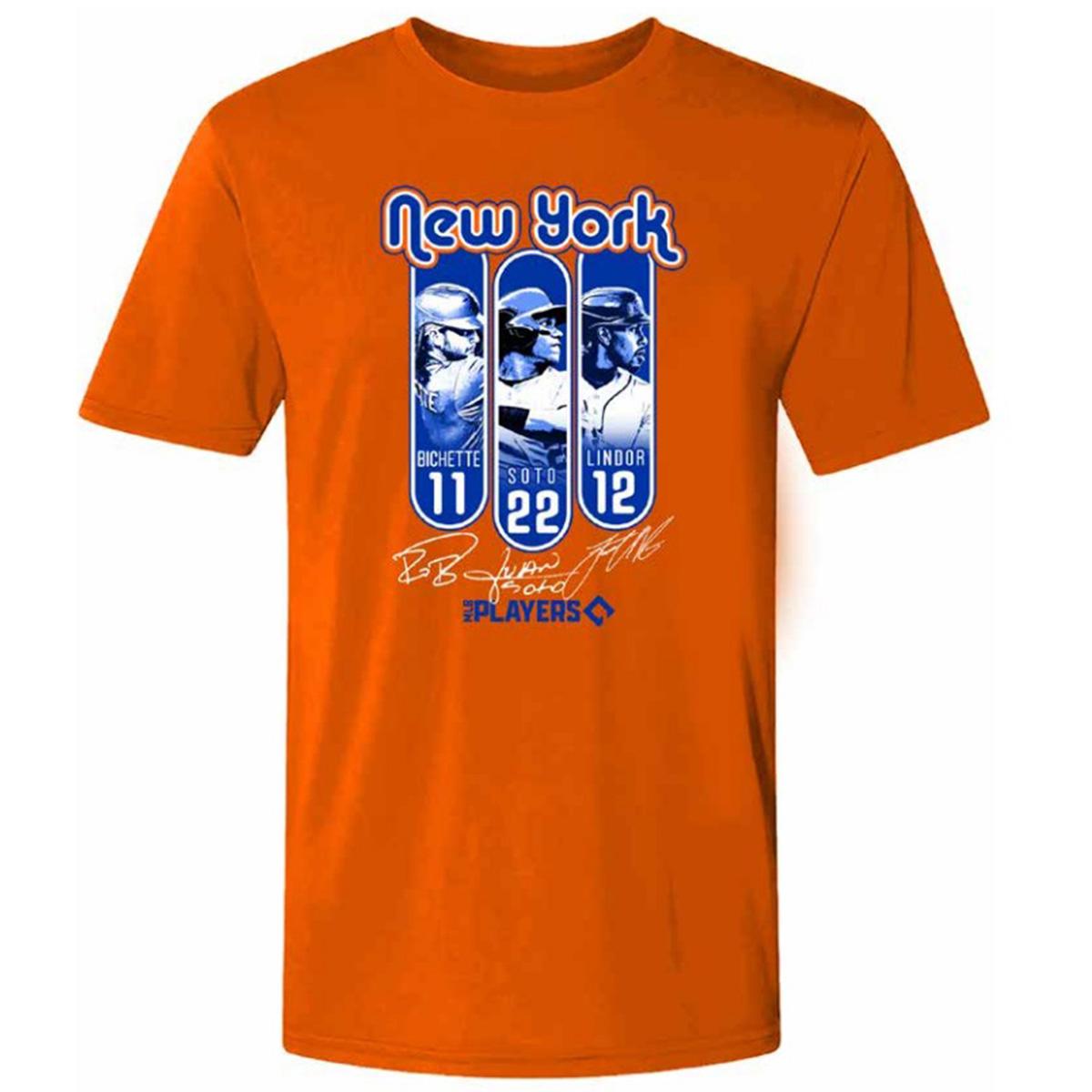 Click here for Mens New York Baseball Top 3 Short Sleeve Tee prices