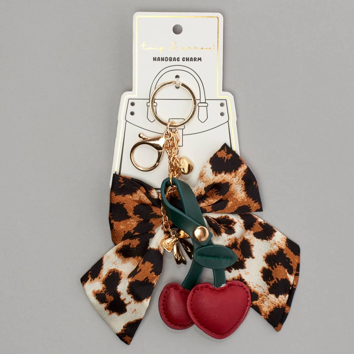 Click here for Womens Twig & Arrow Cheetah Bow with Cherry Motif... prices
