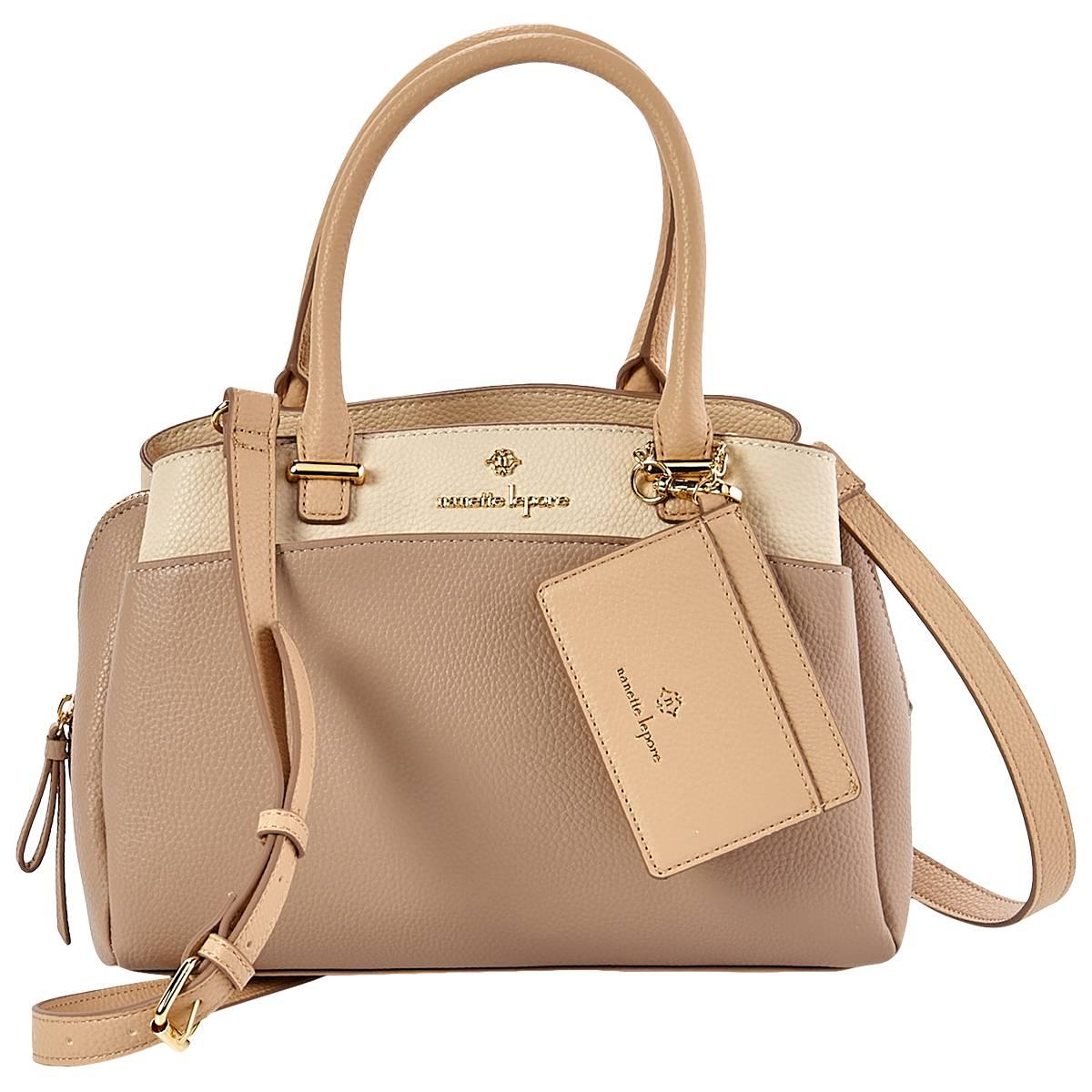 Click here for Nanette Lepore Lancaster Pebble Satchel w/ Card Ca... prices