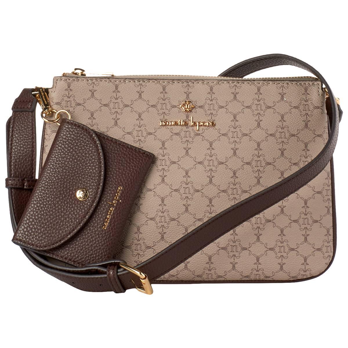 Click here for Nanette Lepore Nydia Crossbody - Mushroom Logo prices