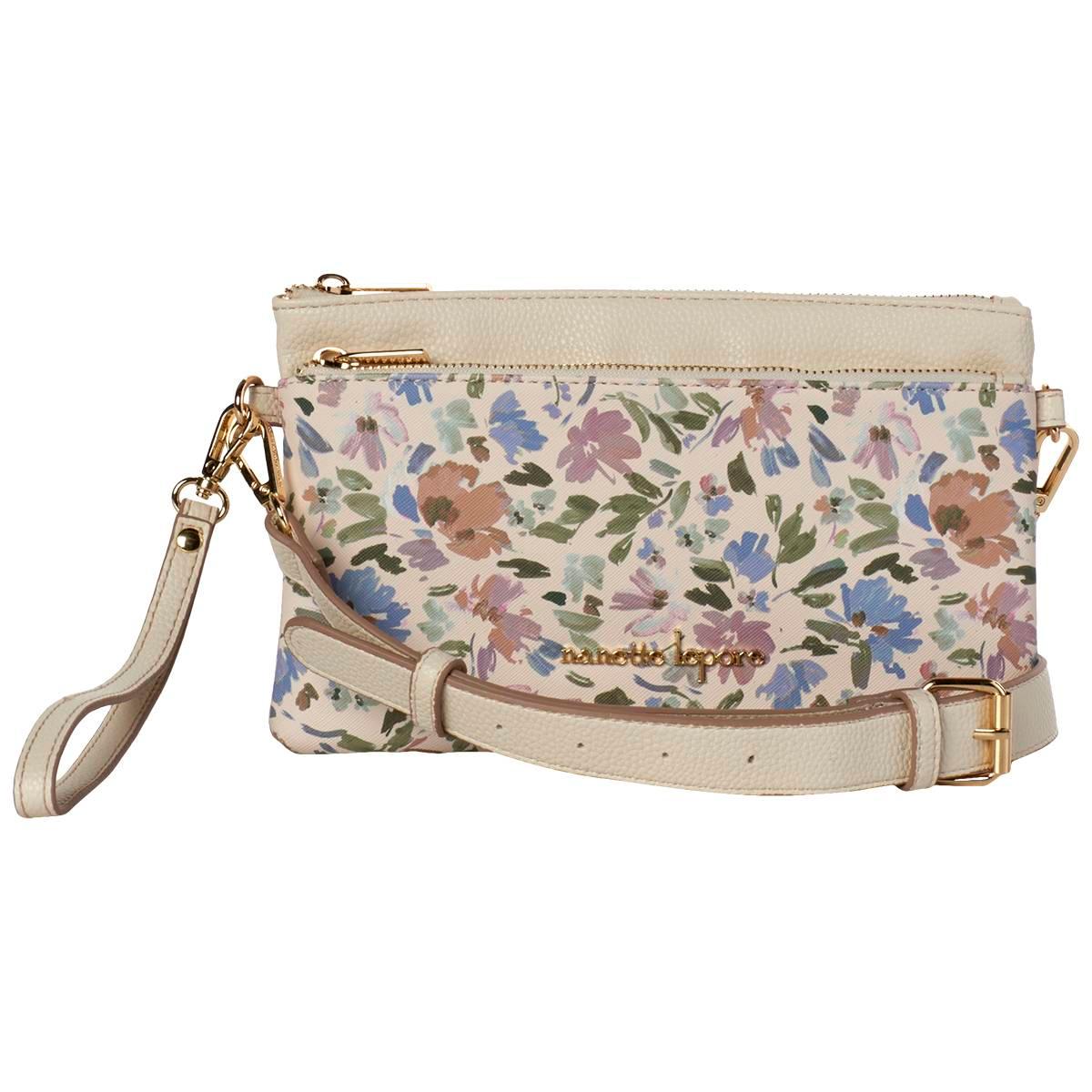 Click here for Nanette Lepore Shellie Floral Crossbody - Painterl... prices