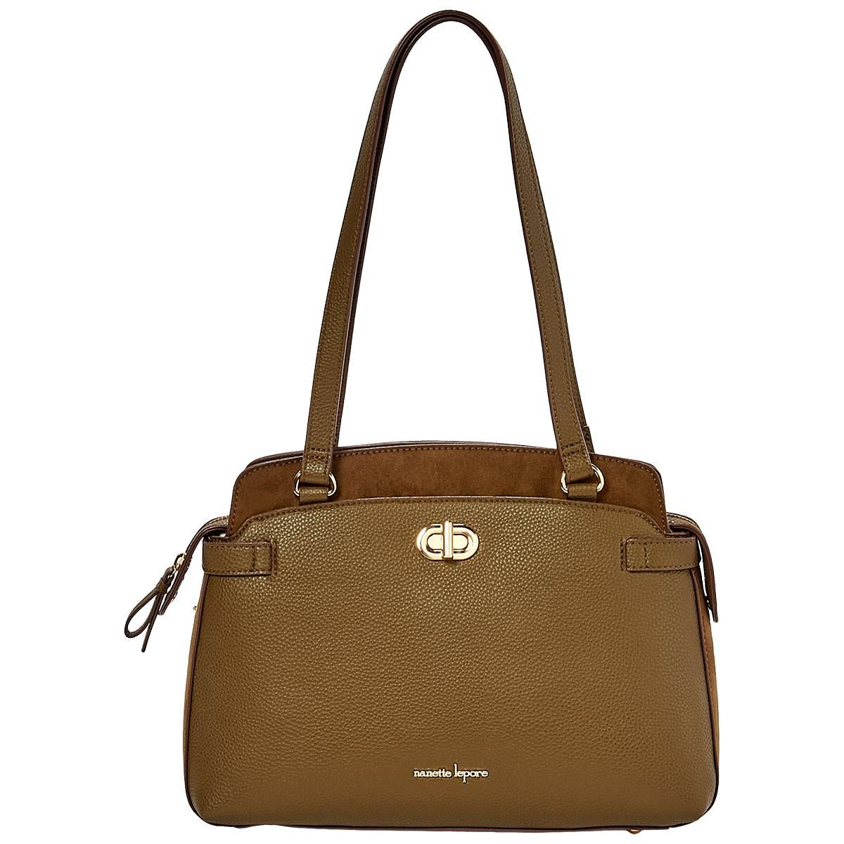 Click here for Nannette Lepore Kathryn Shoulder Bag - Dark Olive prices