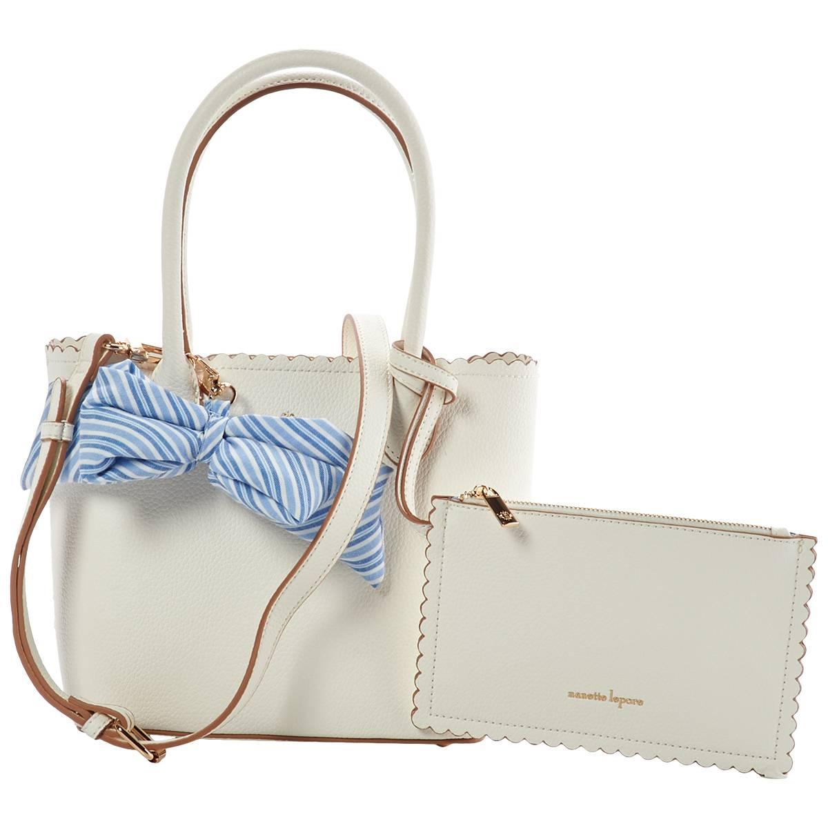 Click here for Nanette Lepore Francesca Scalloped Satchel with Bo... prices