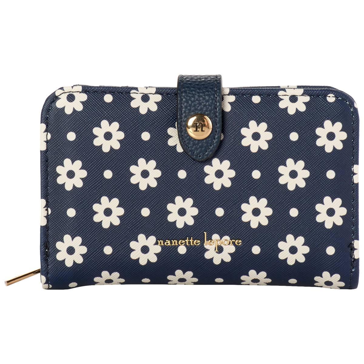 Click here for Womens Nanette Lepore Brady Zip Back Wallet - Navy... prices