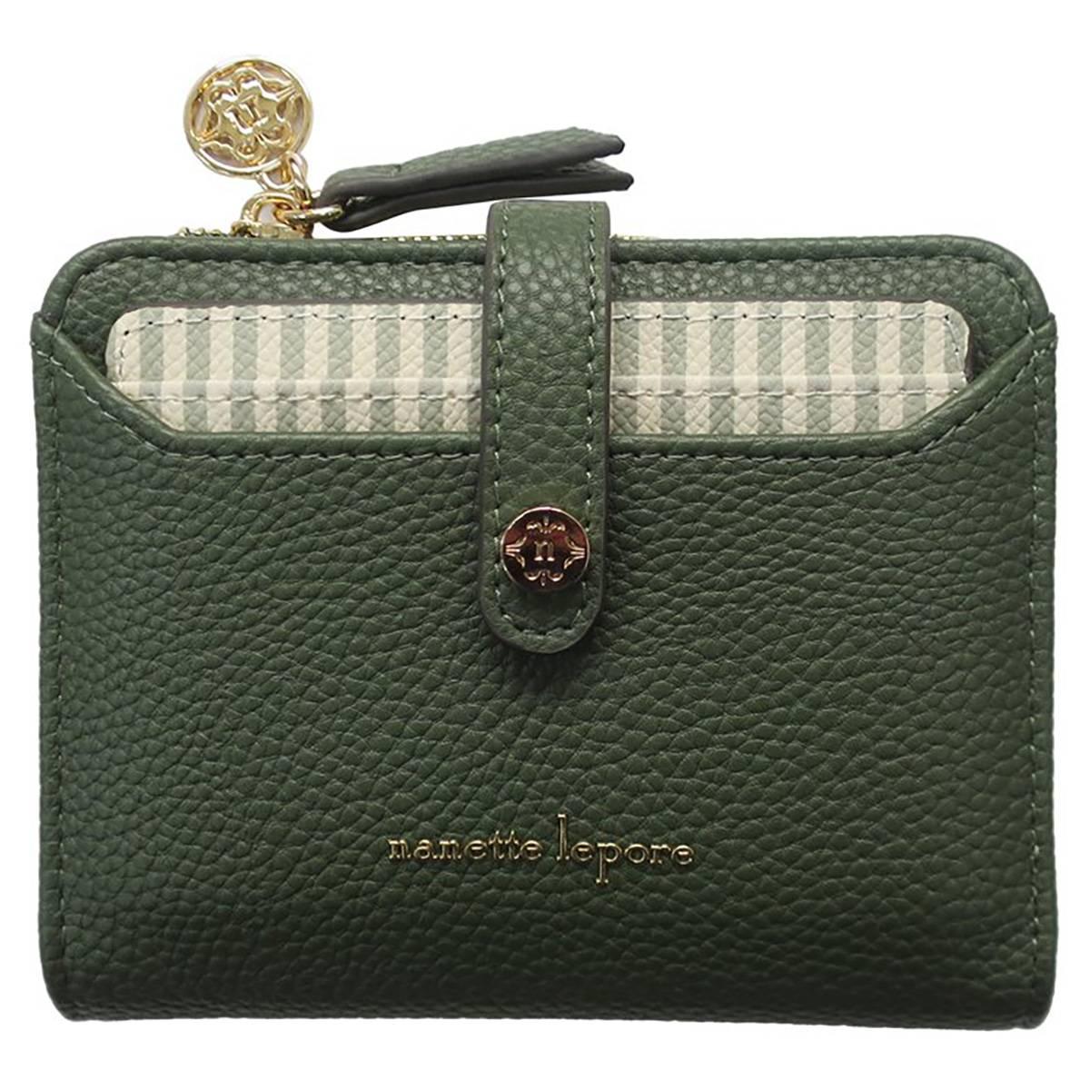 Click here for Womens Nanette Lepore Leza Bifold Wallet - Clover prices