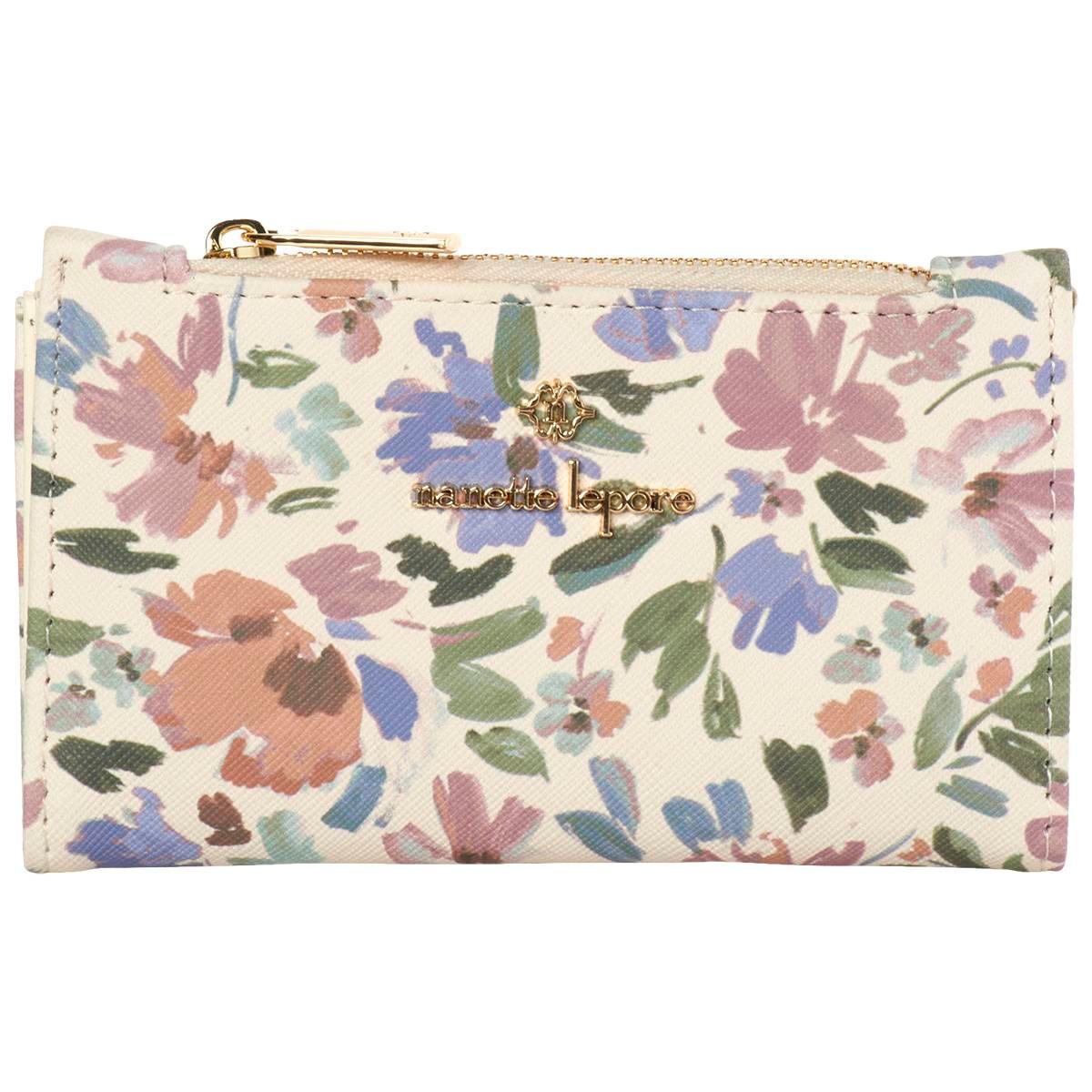 Click here for Womens Nanette Lepore Amie Slim Bi-Fold Wallet - P... prices