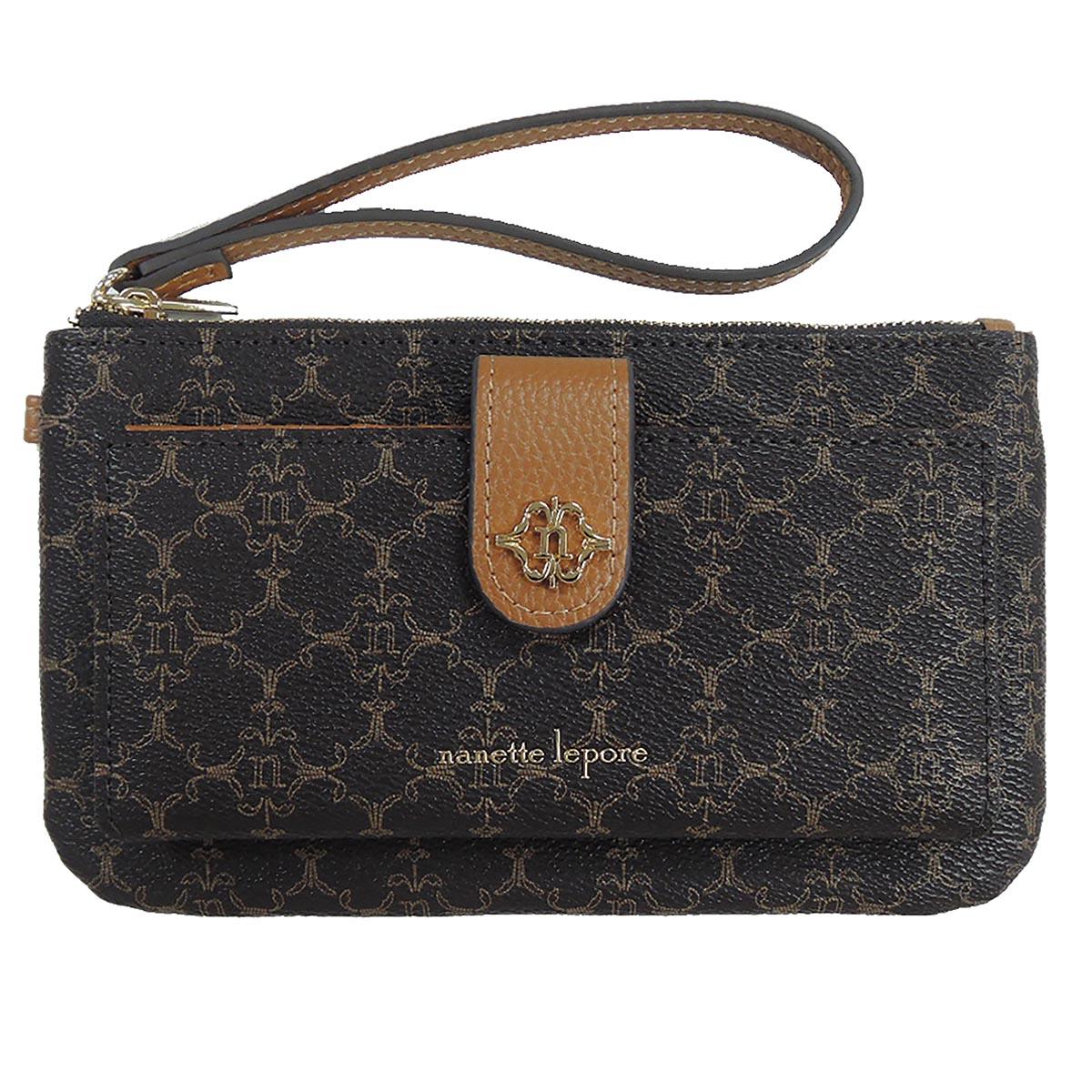 Click here for Womens Nanette Lepore Danie Logo TZ Wristlet with... prices