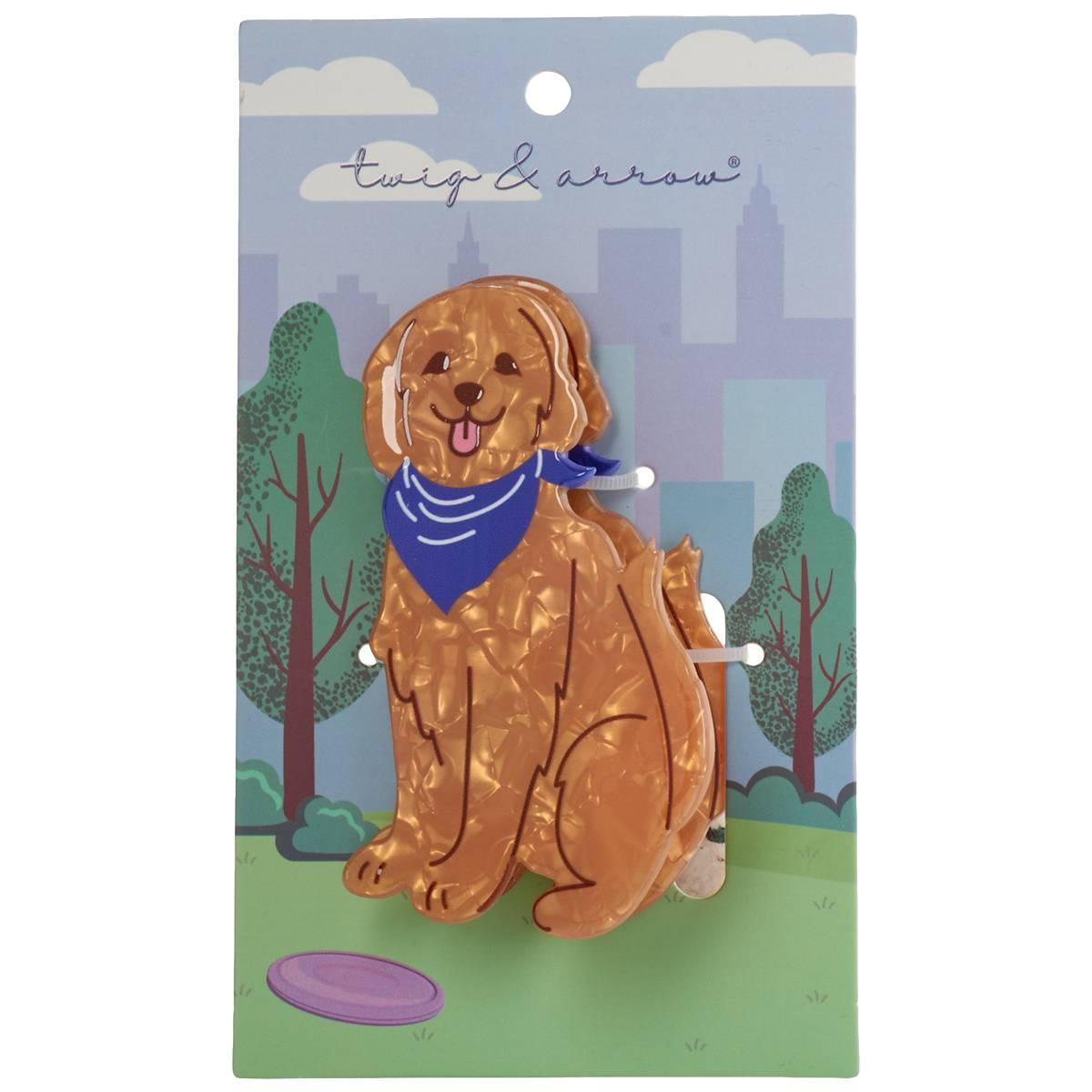 Click here for Womens Twig & Arrow Retriever Scarf Claw Clip prices