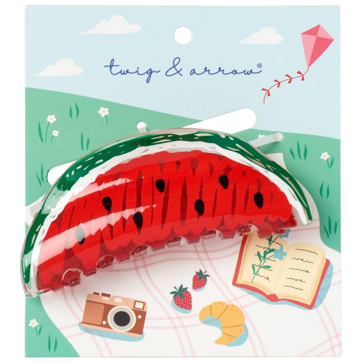 Click here for Womens Twig & Arrow Watermelon Claw Clip prices