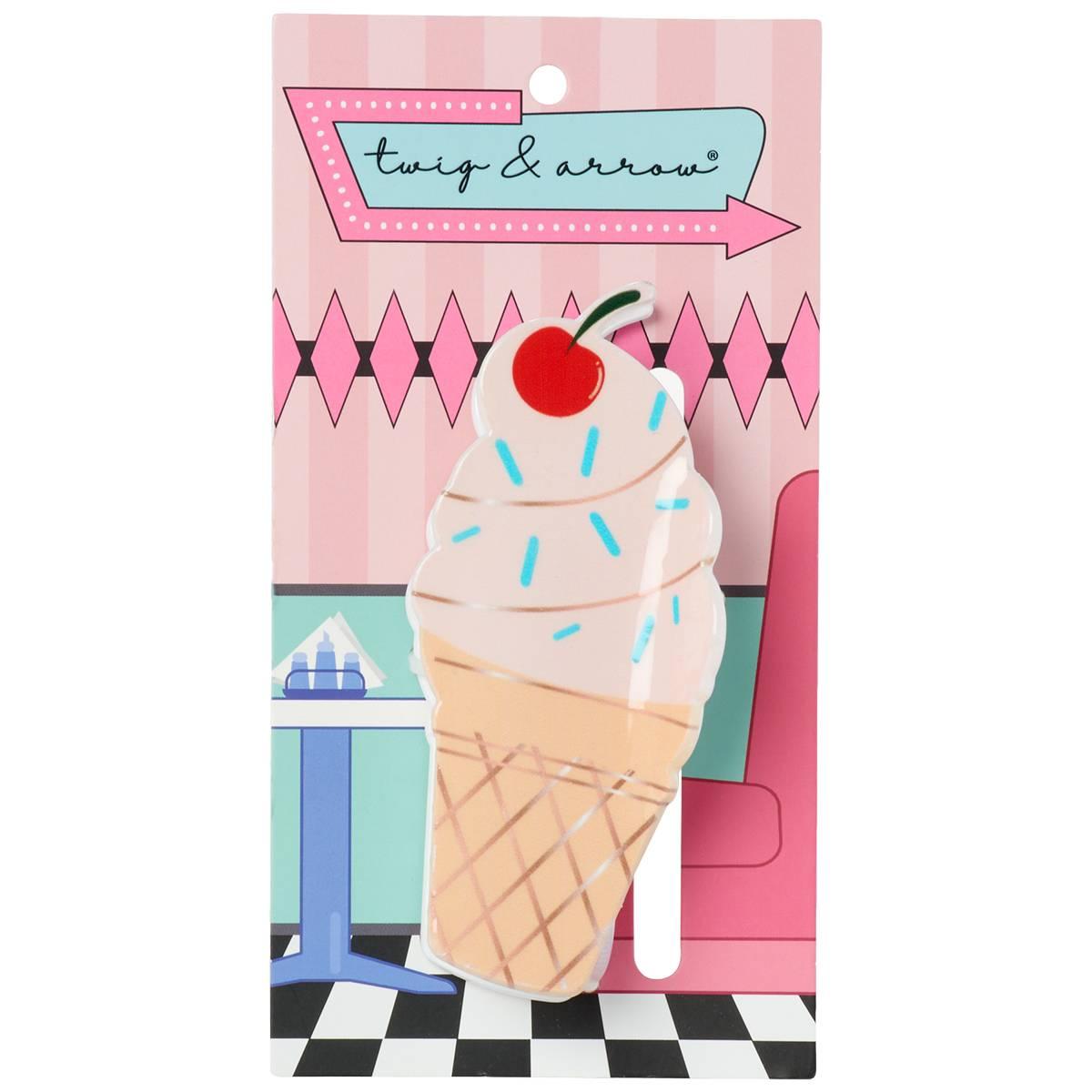 Click here for Womens Twig & Arrow Ice Cream Claw Clip prices
