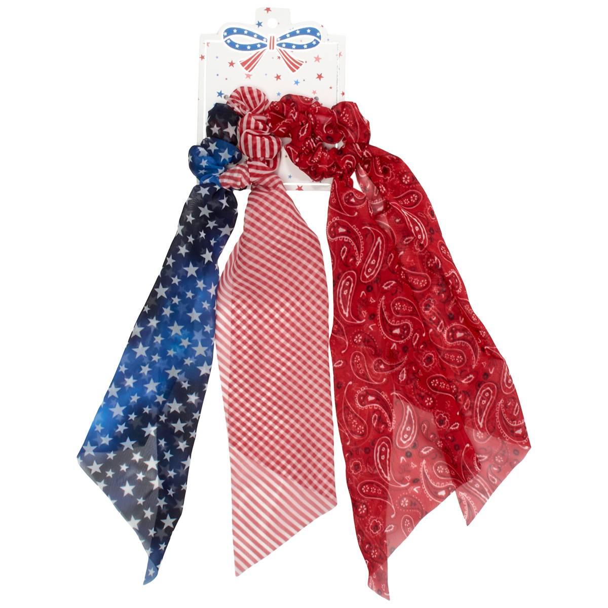 Click here for Womens Fantasia 2pk. Americana Bandana Hair Twiste... prices