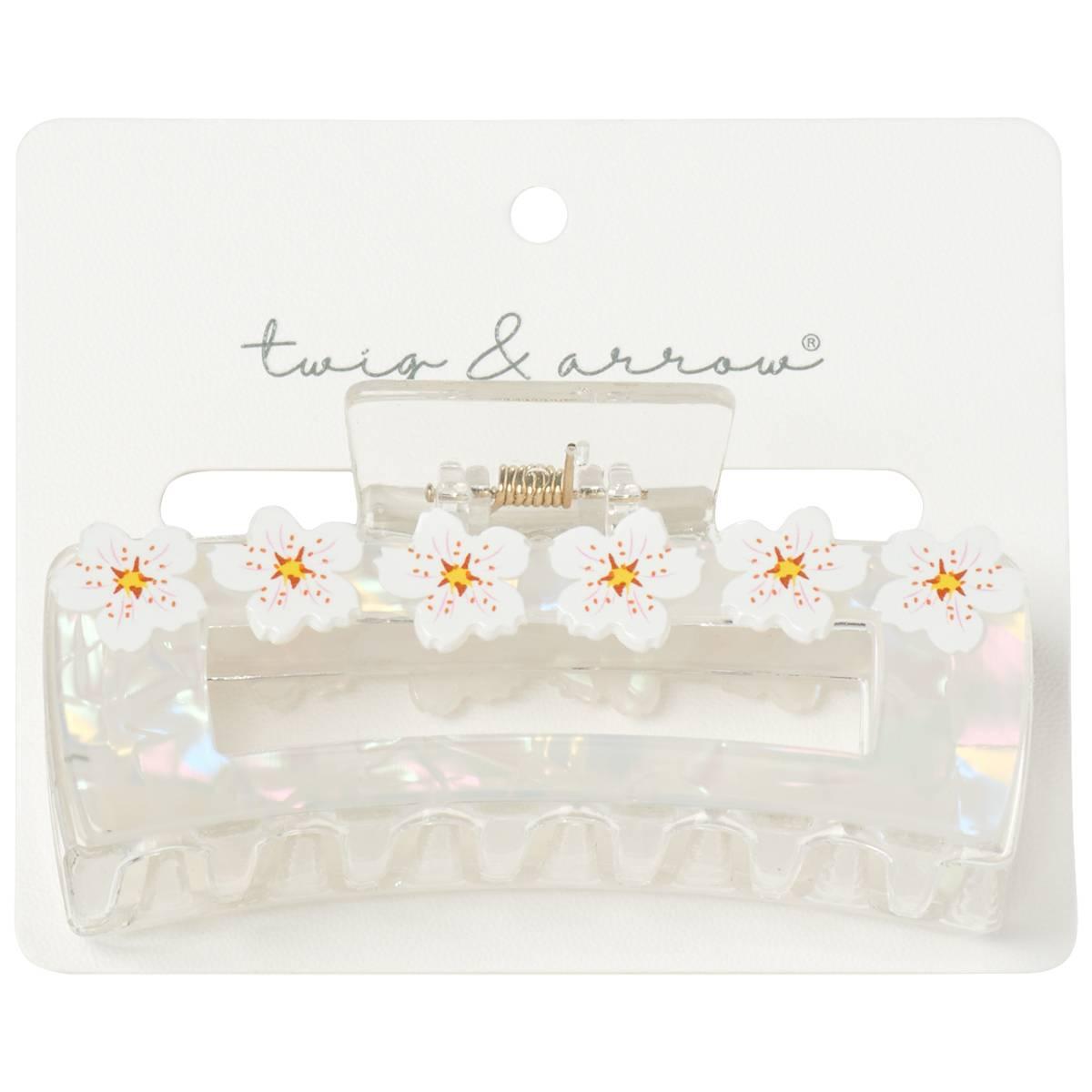 Click here for Womens Twig & Arrow Iridescent Square Claw Clip prices