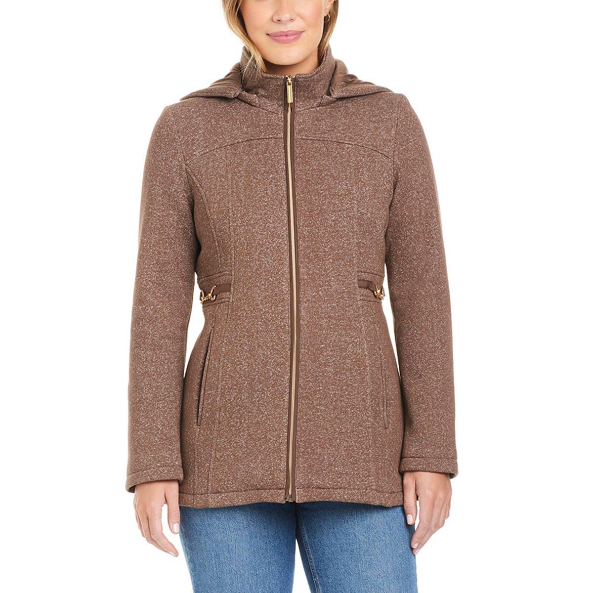 Click here for Womens d.e.t.a.i.l.s Fleece Anorak Jacket with Sid... prices