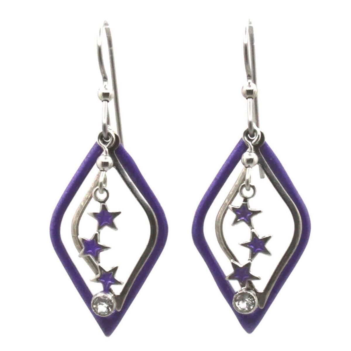 Click here for Silver Forest Silver & Purple Diamond-Shaped Star... prices