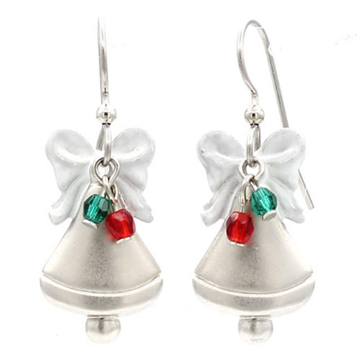 Click here for Silver Forest Silver-Tone Holiday Bells Crystal Dr... prices