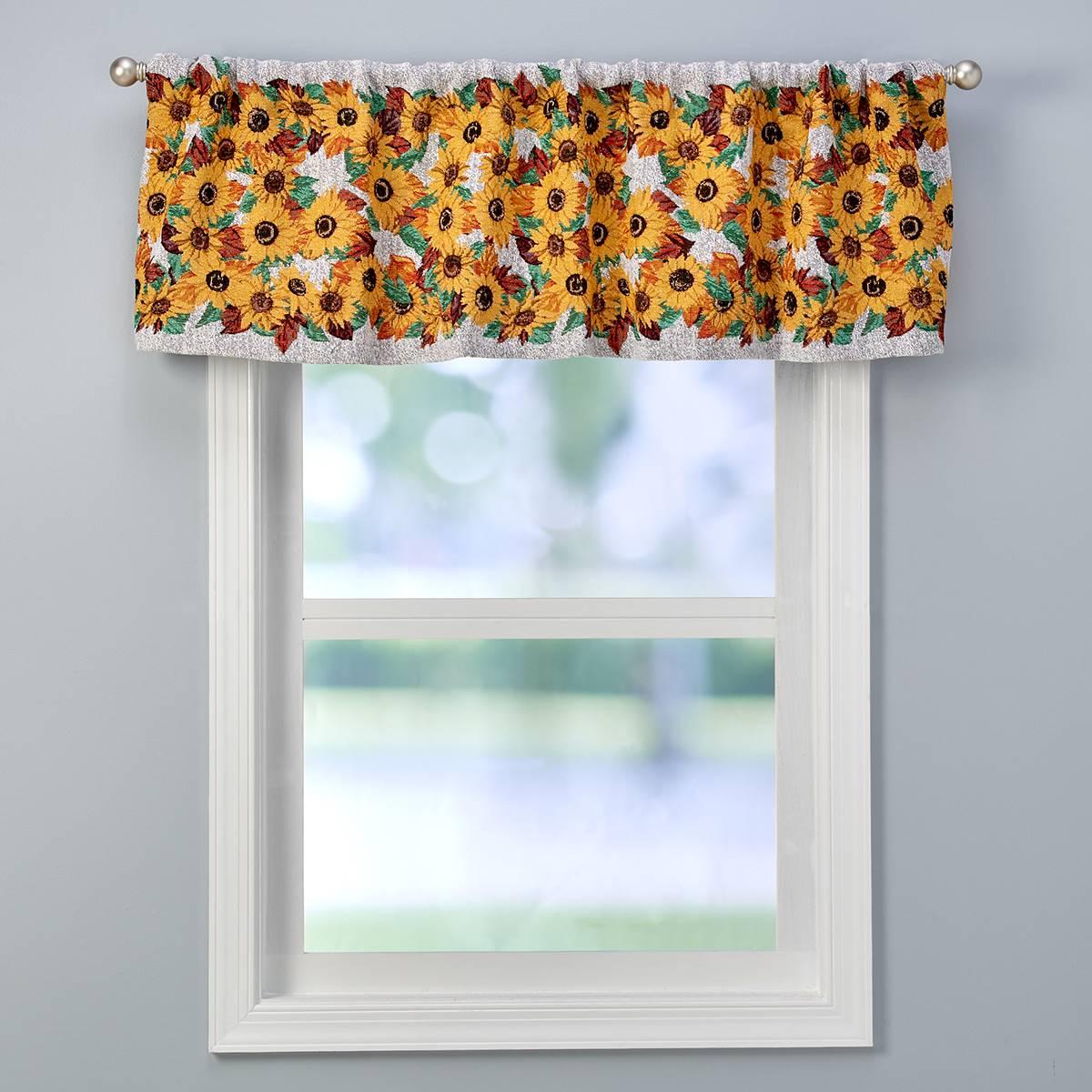 Click here for Sunflower Kitchen Tapestry Rod Pocket Valance prices