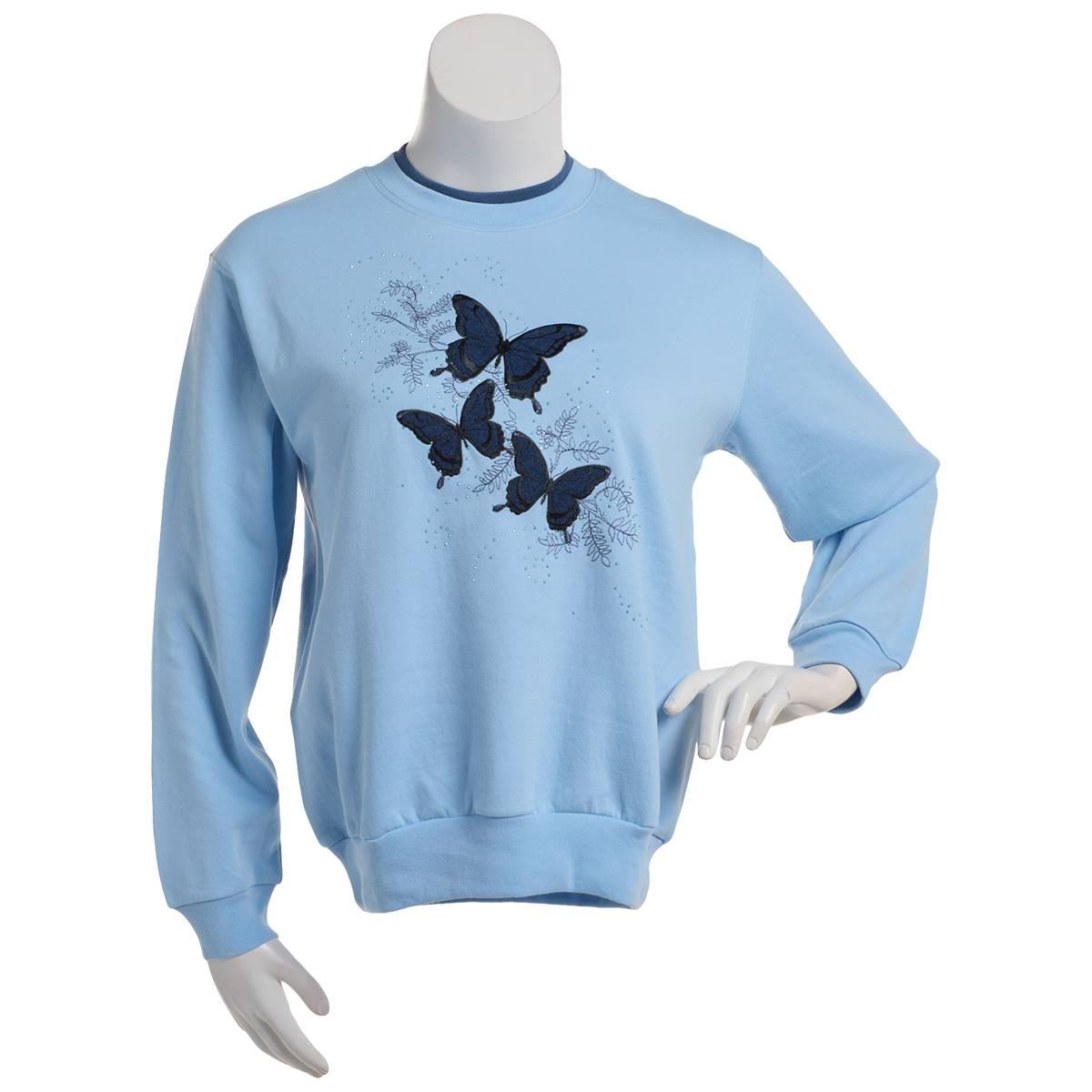 Click here for Womens Top Stitch by Morning Sun Butterfly Foliage... prices