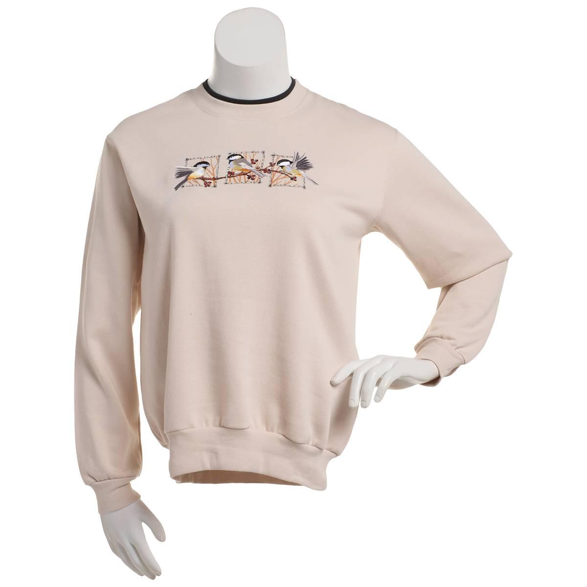 Click here for Womens Top Stitch by Morning Sun Chickadee Fleece... prices