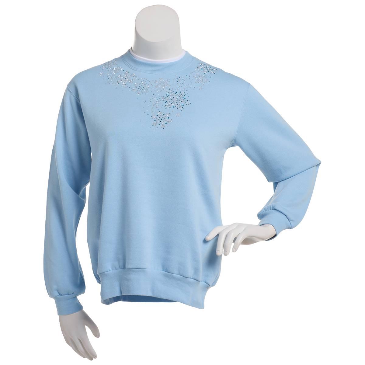 Click here for Womens Top Stitch by Morning Sun Snowflakes Fleece... prices