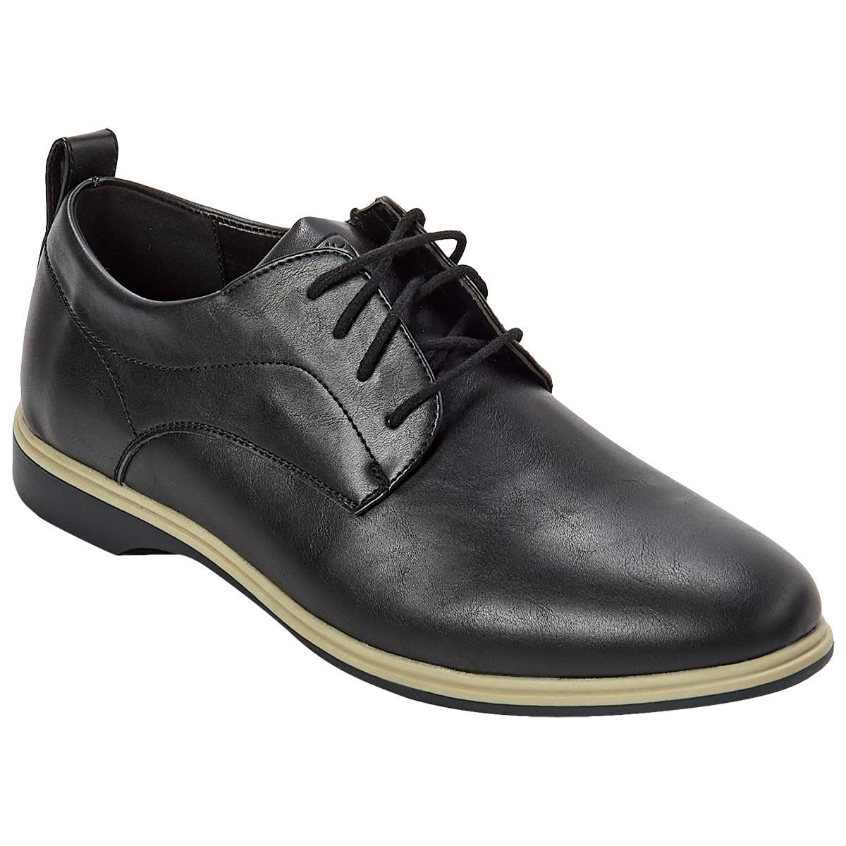 Deer Stags Mens Lisbon S.u.p.r.o. Sock Dress Oxford - Black/Grey