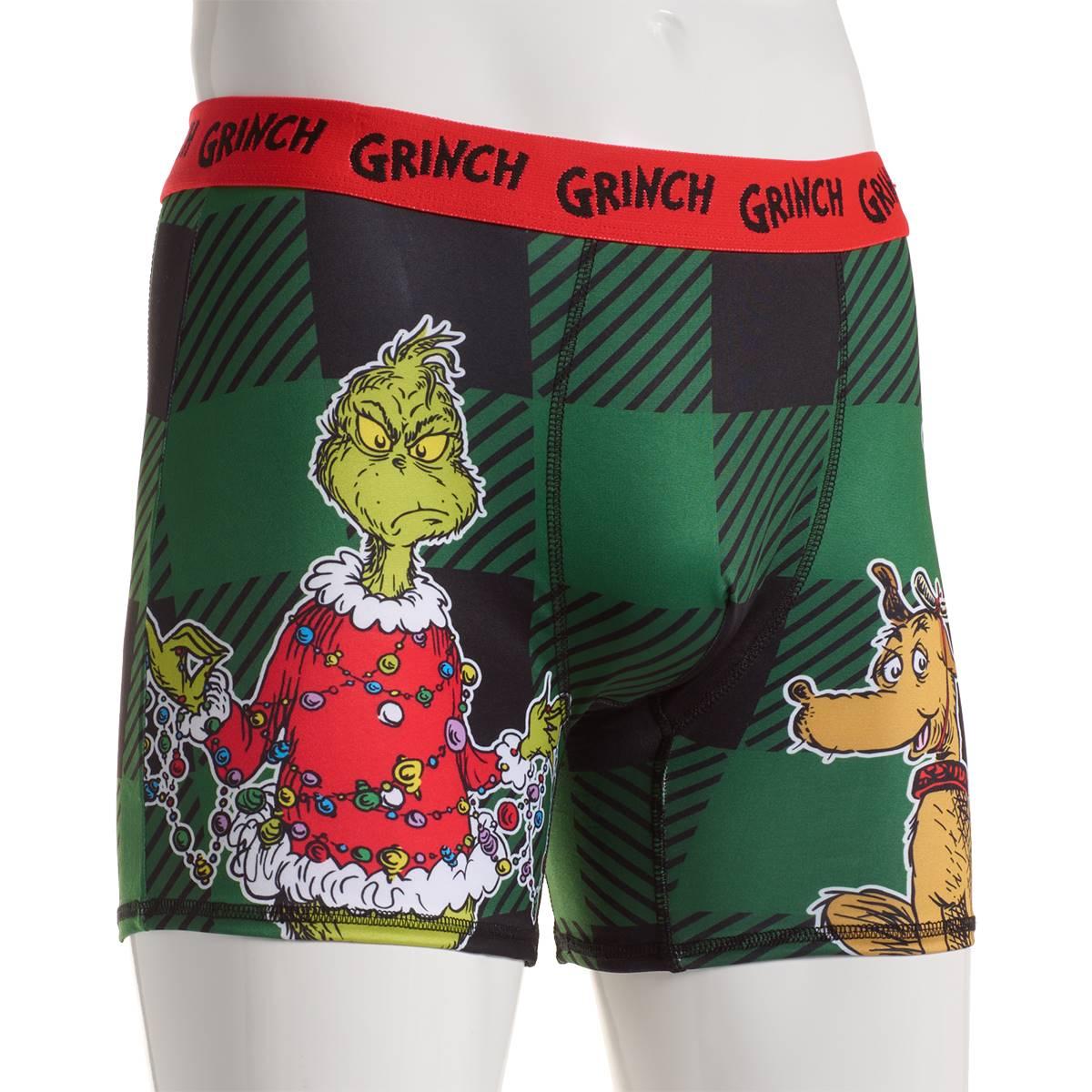 Click here for Mens Handcraft Christmas Grinch Boxer Briefs prices