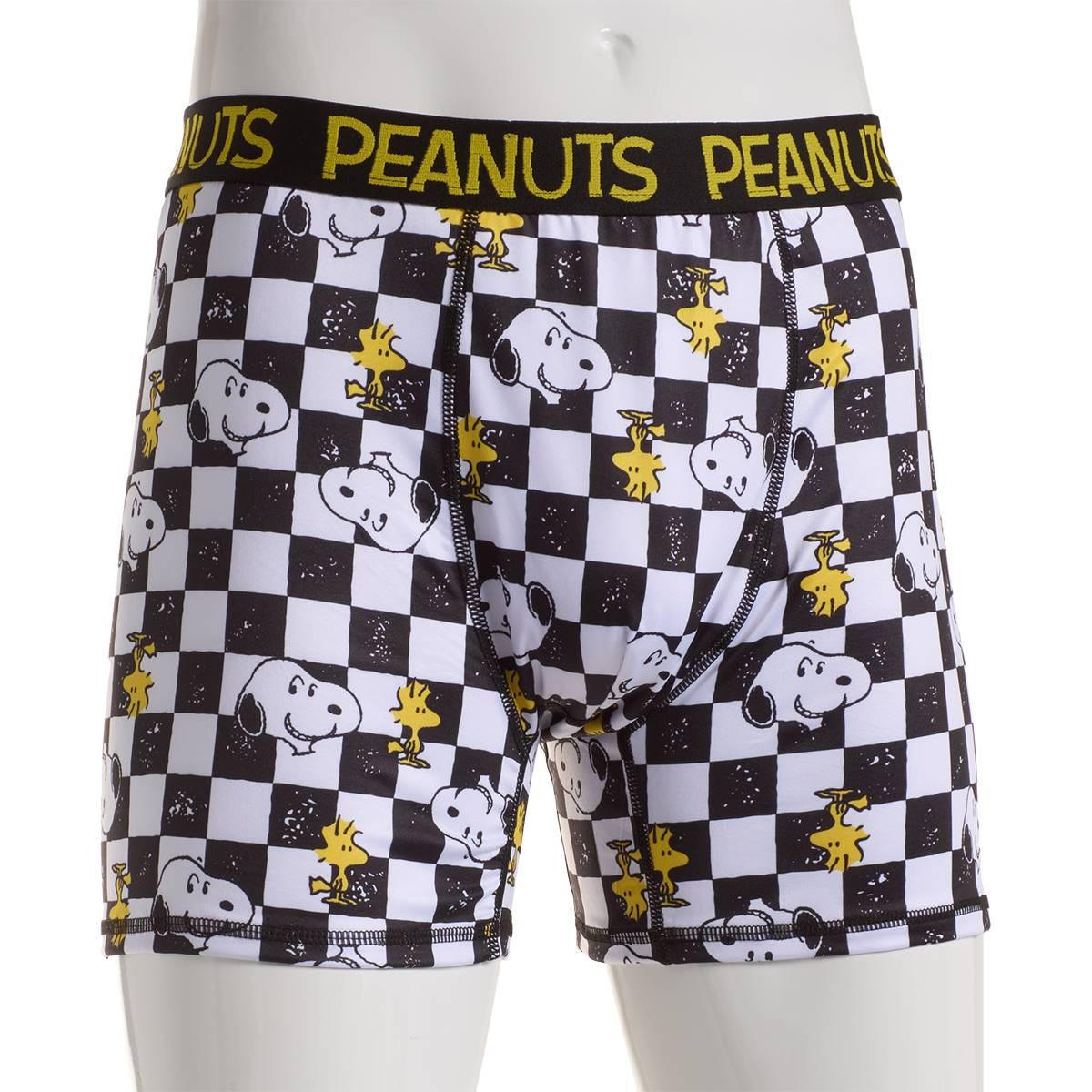 Click here for Mens Peanuts(tm) Checkered Snoopy Boxer Briefs prices