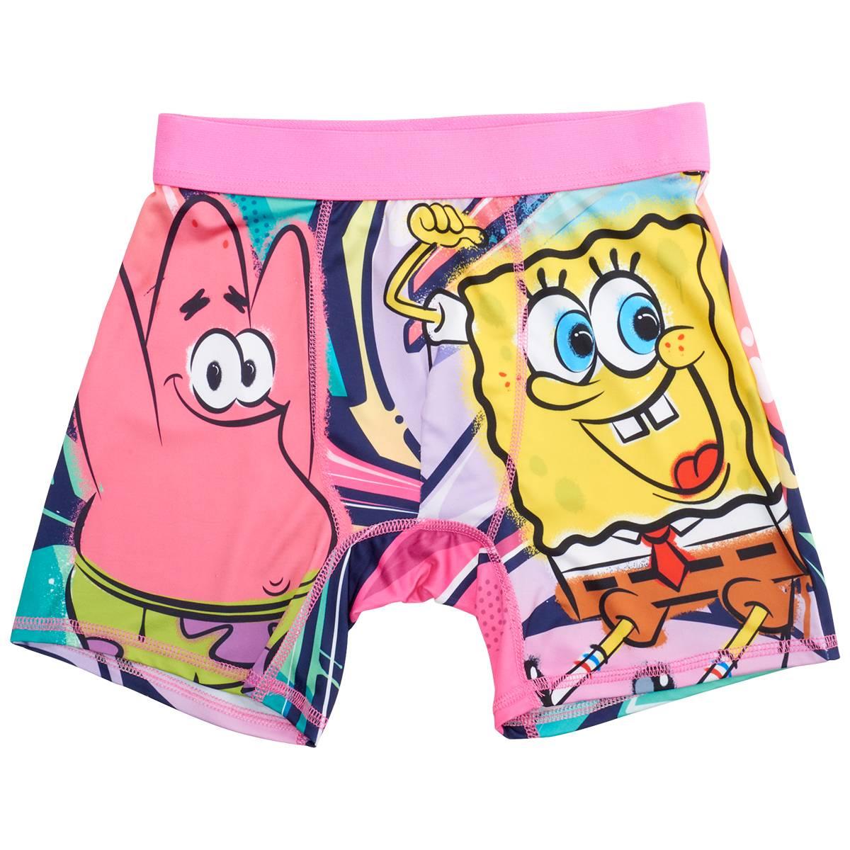Click here for Mens Handcraft SpongeBob Spray Paint Athletic Boxe... prices