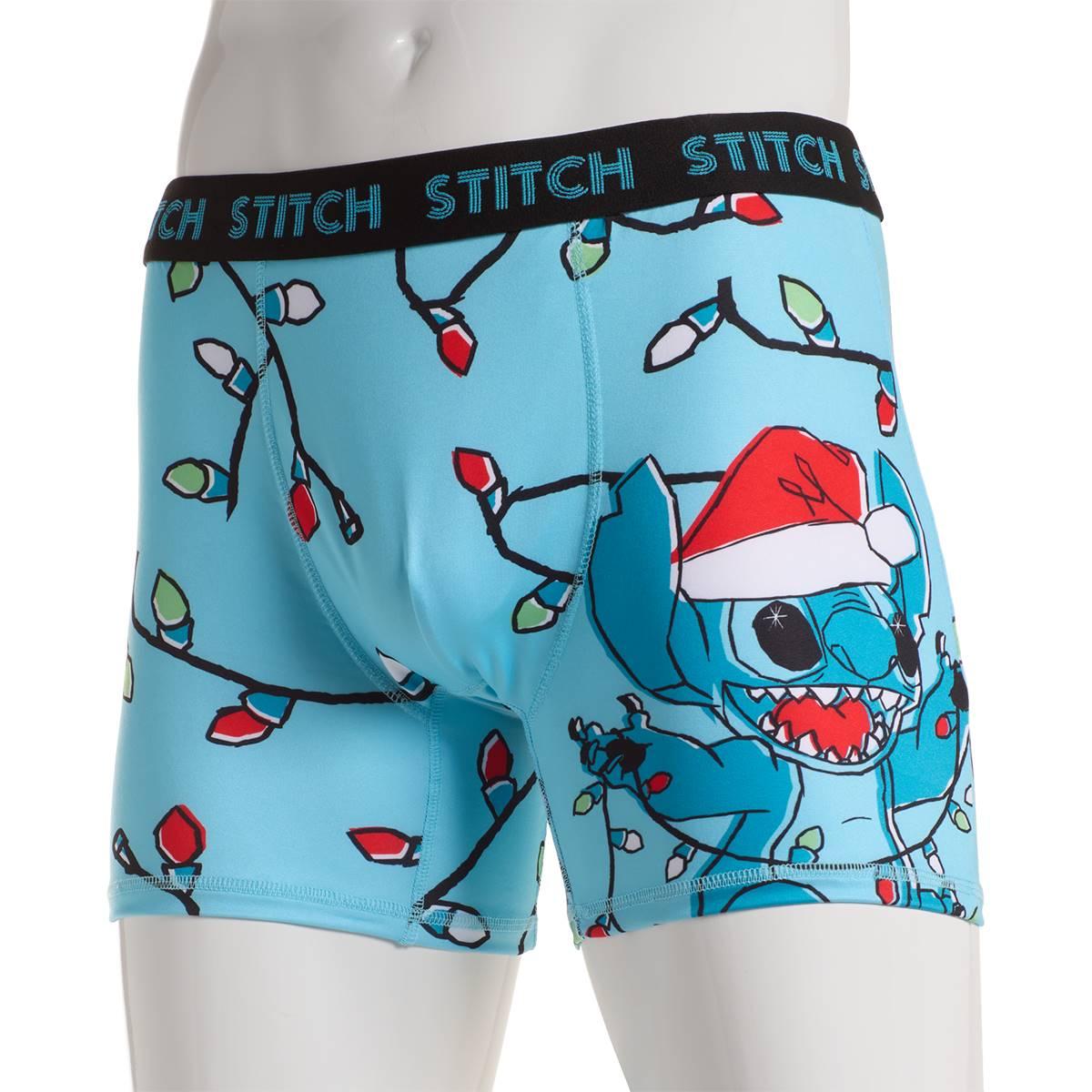 Click here for Mens Disney Christmas Stitch Boxer Briefs prices