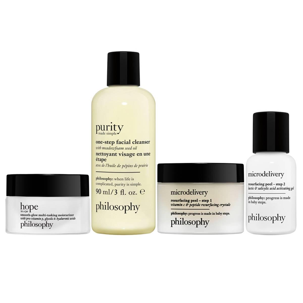 philosophy 4-Pc. Glow All the Way for Hydrated  Smooth & Radiant Skin Skincare Gift Set