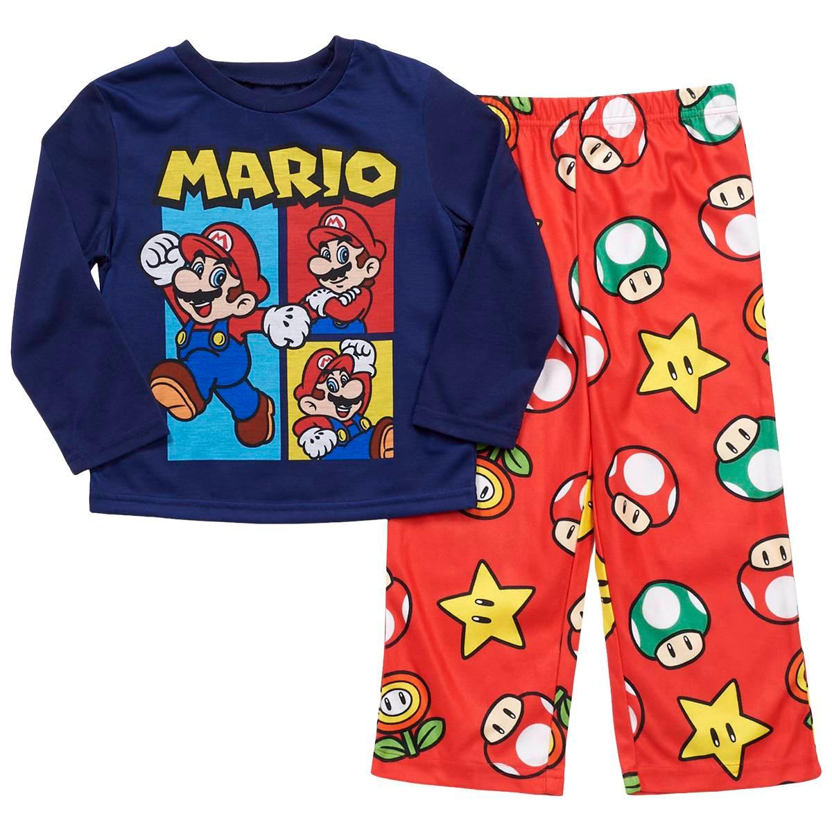 Click here for Boys (4-10) Nintendo Mario 2pc. Long Sleeve Pajama... prices