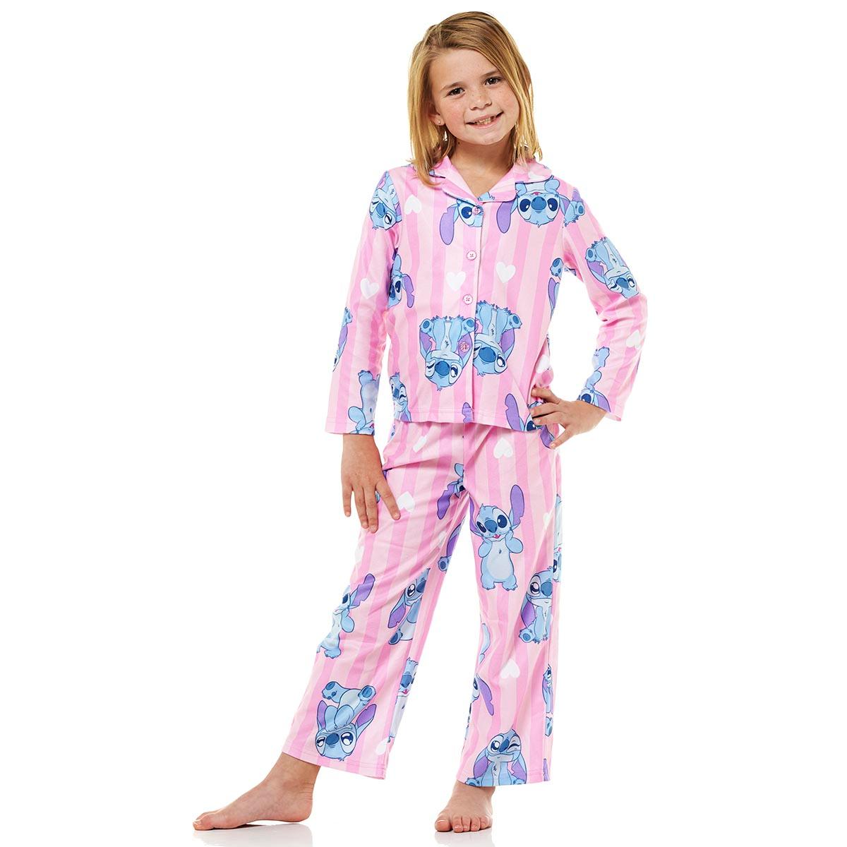 Click here for Girls Disney 2pc. Stitch Long Sleeve Stripe & Hear... prices