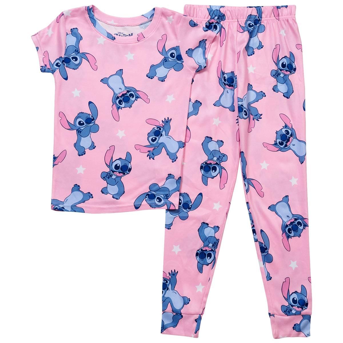 Click here for Girls Disney 2pc. Stitch Stars Tee & Pants Pajama... prices